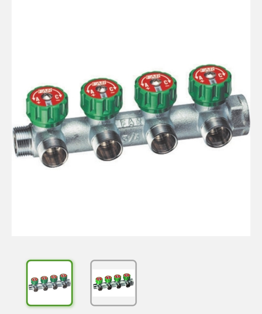 Collettore 4 Derivazioni Attacco MF 3/4 MULTIFAR – Sodano Ceram Styling s.r.l
